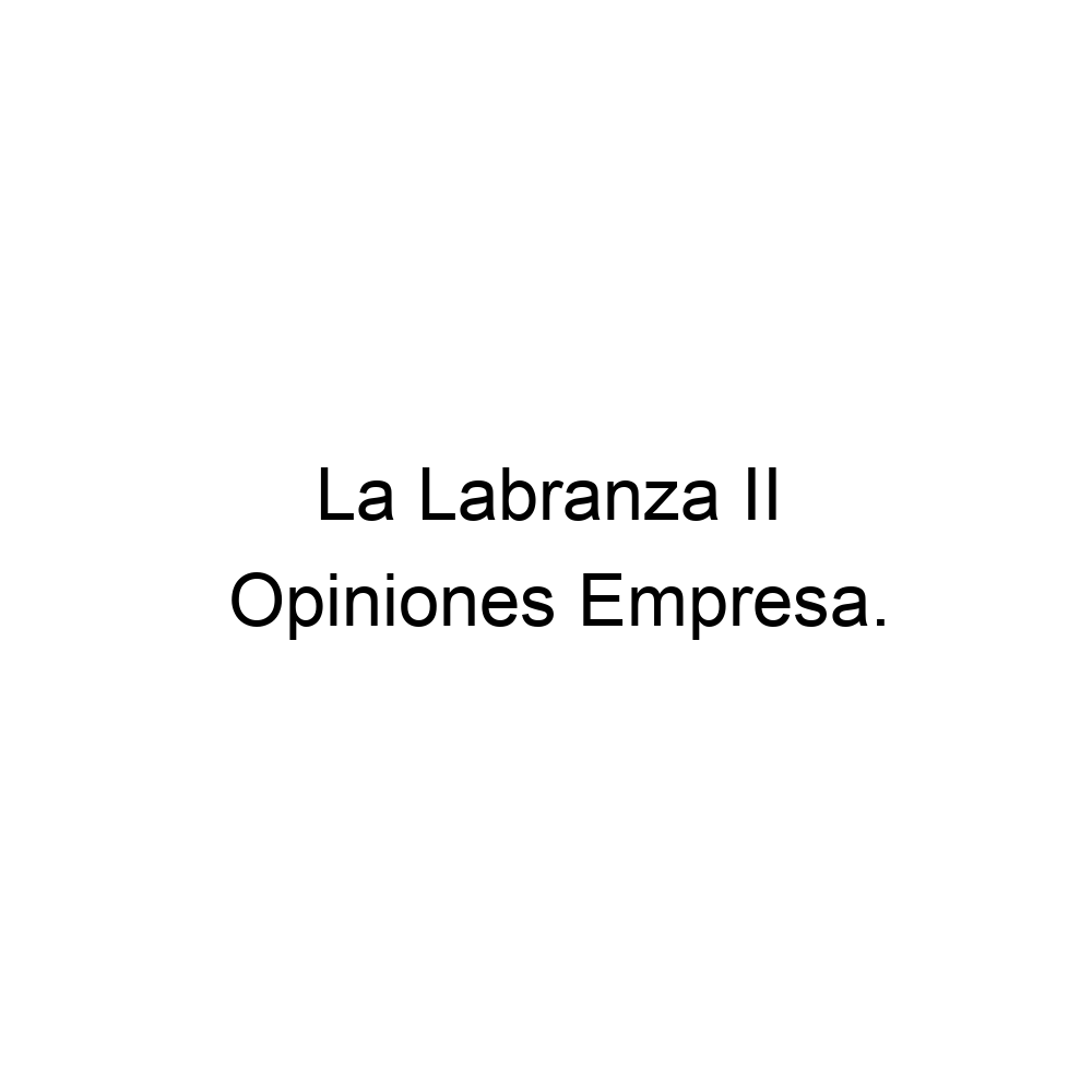 Opiniones La Labranza II,
